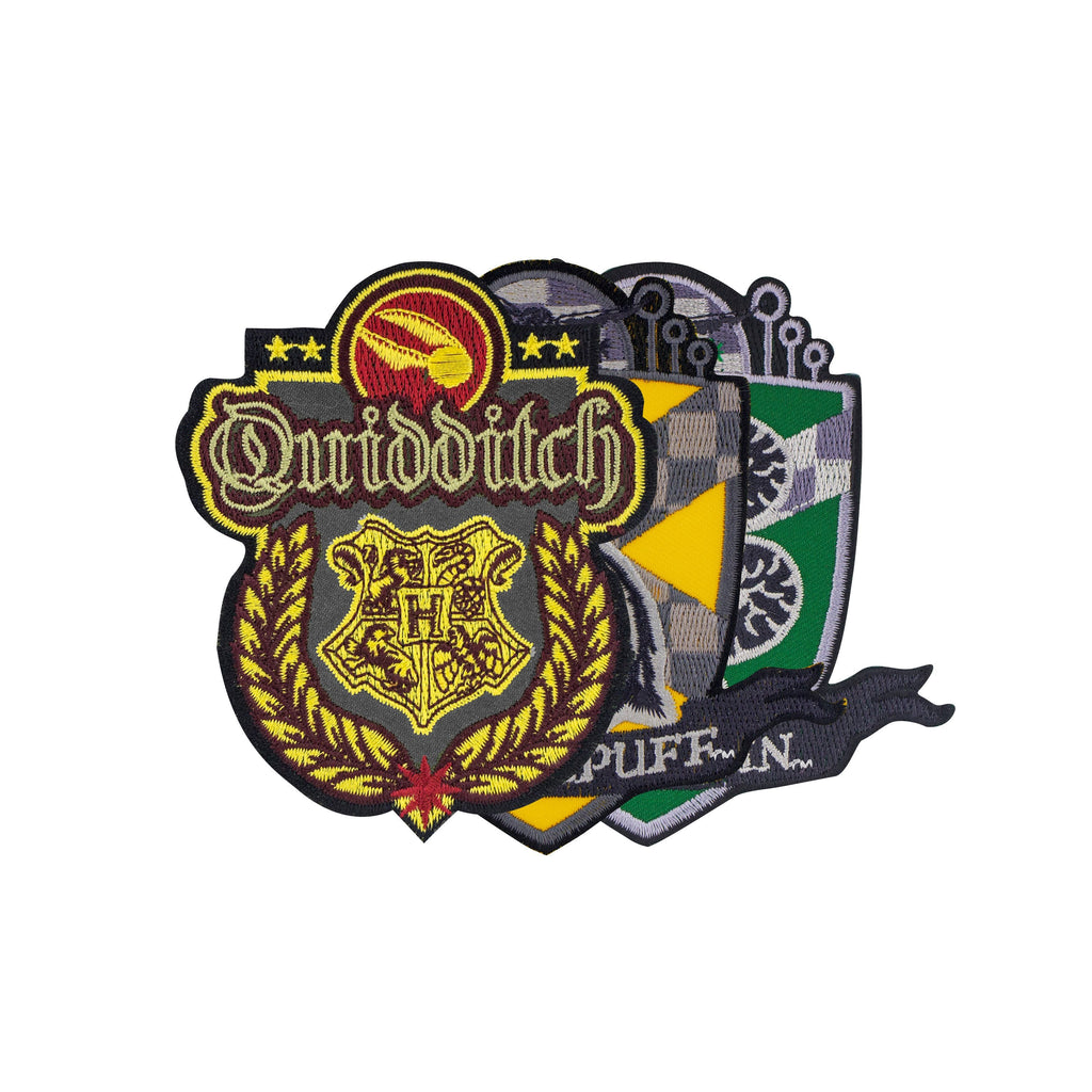 Pack of 3 Quidditch Hogwarts Deluxe Patches/Crests